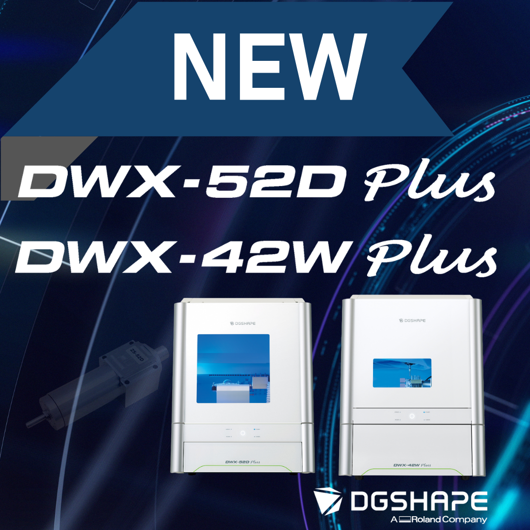 News | DGSHAPE Releases DWX-52D Plus Dry Dental Mill and DWX-42W Plus Wet Dental Mill